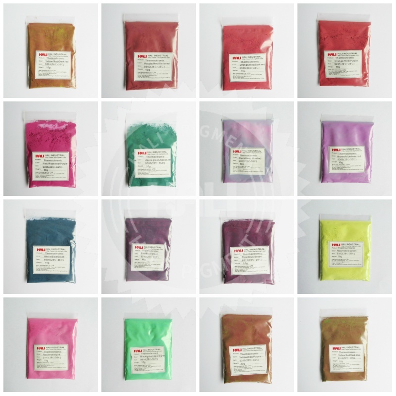3 Color Change Thermochromic Pigment